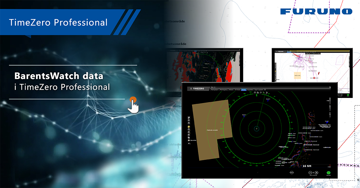 TimeZero har fått utvidet BarentsWatch integrasjon - Furuno Norge AS